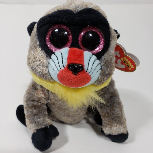 Ty | Toys | Ty Silk Baboon Monkey Plush Beanie Boo Wasabi Nwt 6 Inch ...
